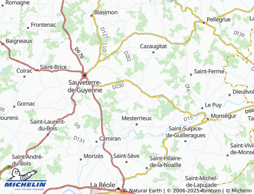 Carte MICHELIN Saint-Martin-du-Puy - ViaMichelin