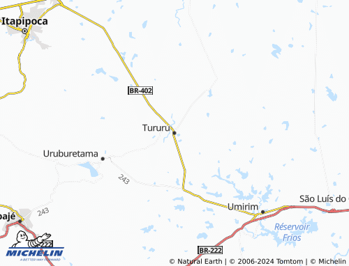 Mapa MICHELIN Tururu - ViaMichelin
