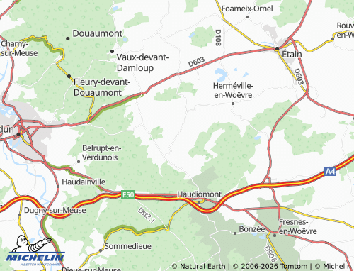 Carte MICHELIN Blanzée - ViaMichelin