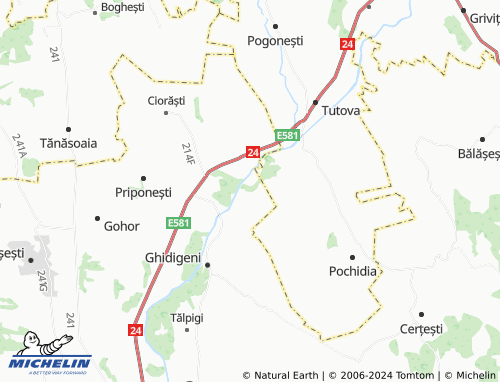 MICHELIN Gefu map - ViaMichelin