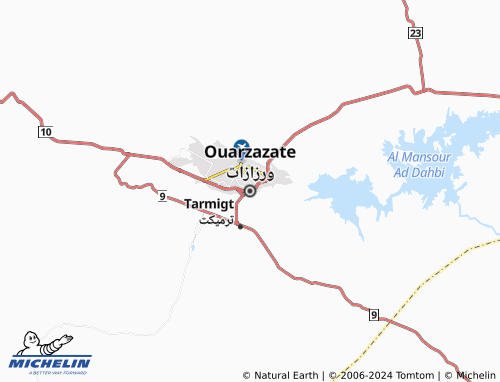 MICHELIN Ouarzazate map - ViaMichelin