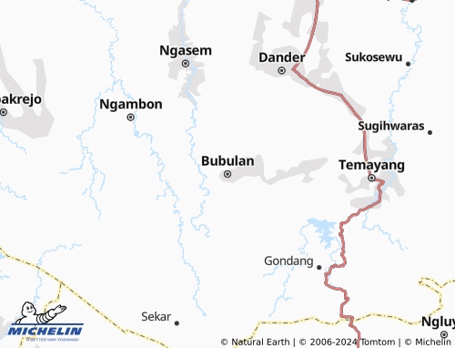 MICHELIN Bubulan map - ViaMichelin