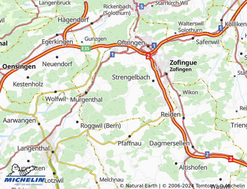 MICHELIN Kratzern map - ViaMichelin