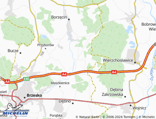 MICHELIN Bielcza map - ViaMichelin