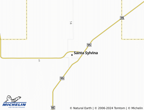Mapa MICHELIN Santa Sylvina - ViaMichelin