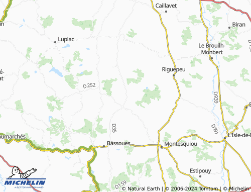 MICHELIN-Landkarte Callian - ViaMichelin