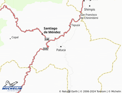 Mapa MICHELIN Patuca - ViaMichelin