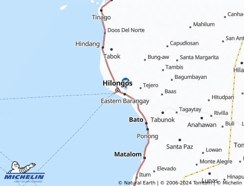 MICHELIN Central Barangay map - ViaMichelin