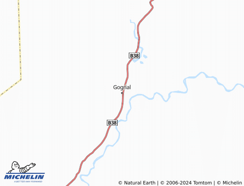 MICHELIN Gogrial map - ViaMichelin