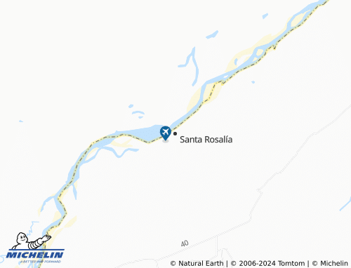 Mapa MICHELIN Santa Rosalía - ViaMichelin