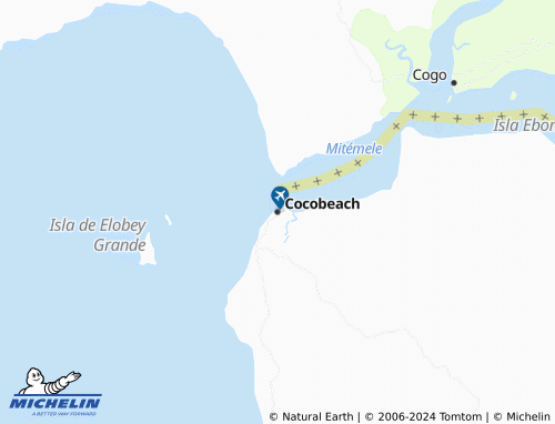 MICHELIN Cocobeach map - ViaMichelin