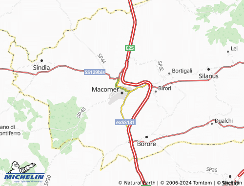 Mappa MICHELIN Macomer - ViaMichelin