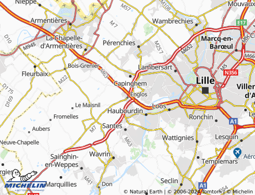 Carte MICHELIN Englos - ViaMichelin