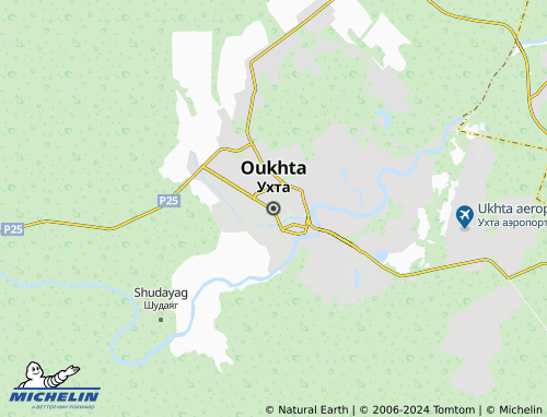 MICHELIN Ukhta map - ViaMichelin