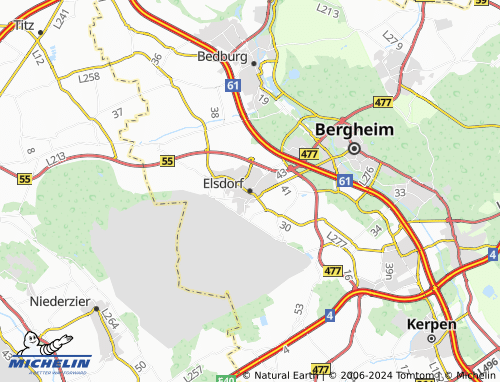 MICHELIN-Landkarte Elsdorf - ViaMichelin