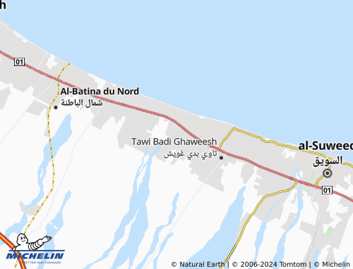 MICHELIN Khalil map - ViaMichelin