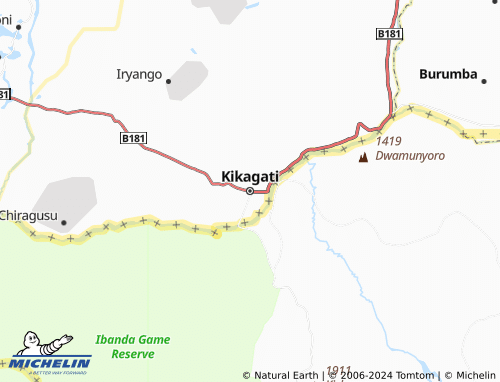 MICHELIN Kikagati map - ViaMichelin