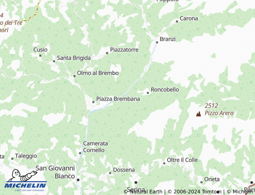 Mappa MICHELIN Bordogna - ViaMichelin
