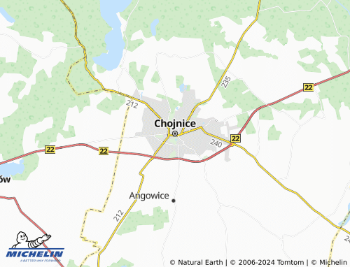 MICHELIN Chojnice map - ViaMichelin