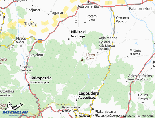 MICHELIN Agios Georgios map - ViaMichelin