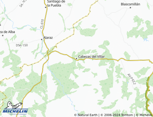 Mapa MICHELIN Cabezas del Villar - ViaMichelin