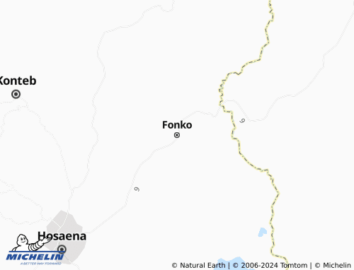 MICHELIN Fonko map - ViaMichelin