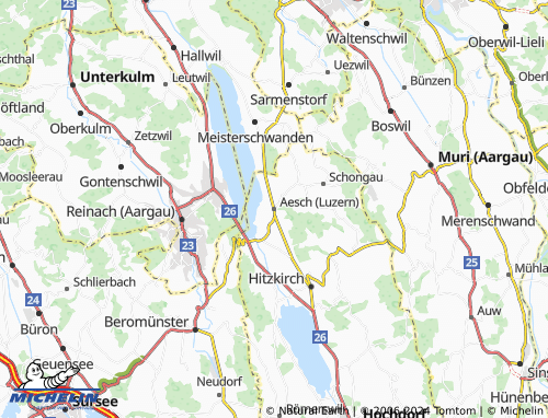 Mapa MICHELIN Aesch (Luzern) - ViaMichelin