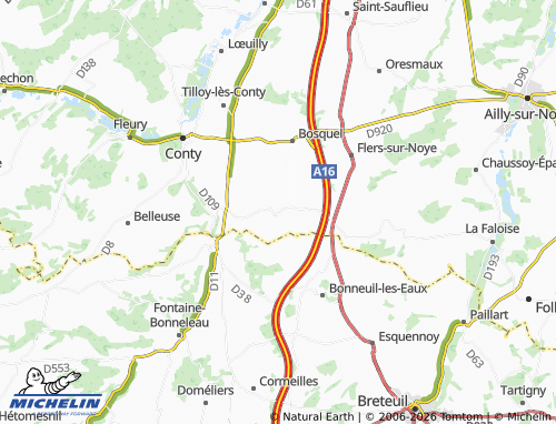 MICHELIN Rogy map - ViaMichelin