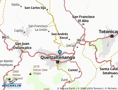 Mapa MICHELIN San Juan Olintepeque - ViaMichelin