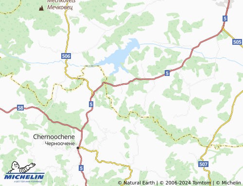 Mapa MICHELIN Shiroka polyana - ViaMichelin