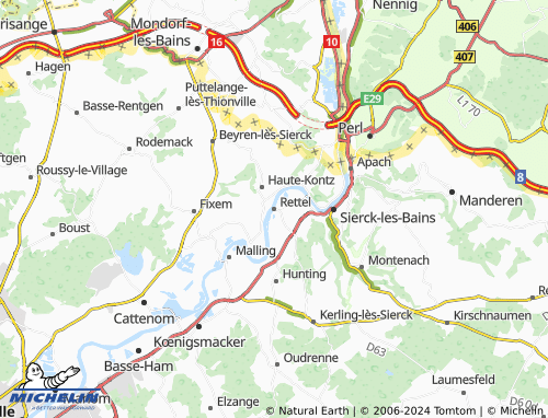 Carte MICHELIN Rettel - ViaMichelin