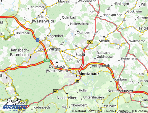 MICHELIN Staudt map - ViaMichelin
