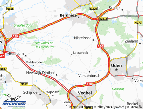 Kaart MICHELIN Loosbroek - ViaMichelin