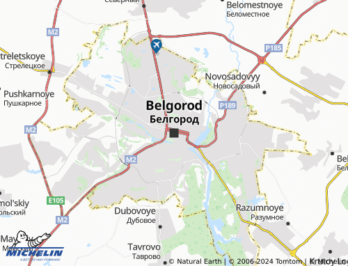 MICHELIN Belgorod map - ViaMichelin
