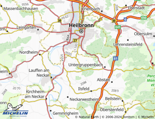 MICHELIN-Landkarte Flein - ViaMichelin