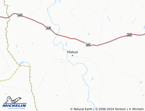 MICHELIN Filabusi map - ViaMichelin