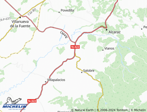Mappa MICHELIN Reólid - ViaMichelin