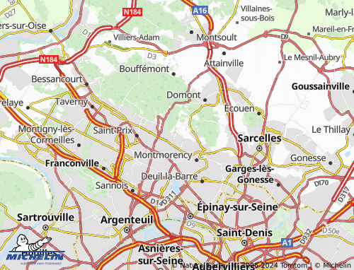Carte MICHELIN Andilly - ViaMichelin