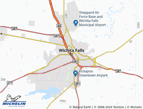 MICHELIN Wichita Falls map - ViaMichelin