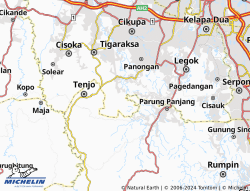 MICHELIN Taban map - ViaMichelin