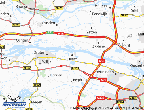 Kaart MICHELIN Deest - ViaMichelin