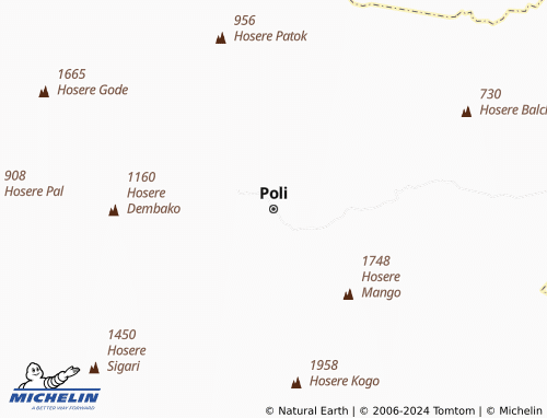 MICHELIN Poli map - ViaMichelin