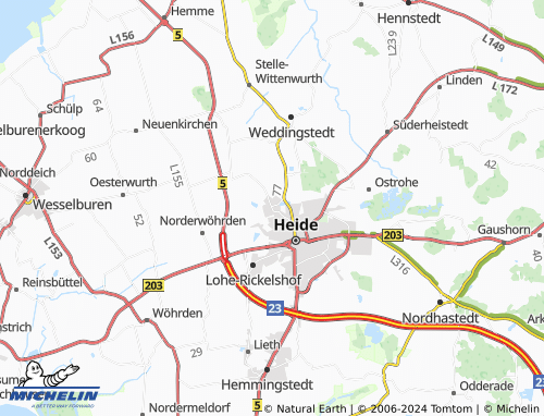 MICHELIN Wesseln map - ViaMichelin
