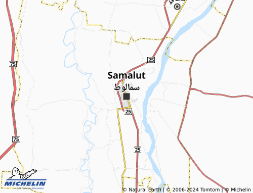 MICHELIN Samalut map - ViaMichelin