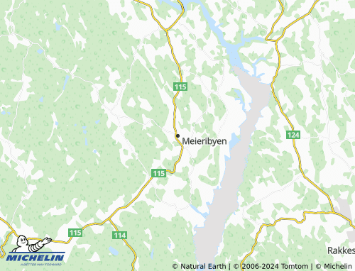MICHELIN Meieribyen map - ViaMichelin