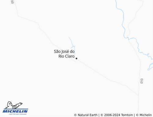 MICHELIN São José do Rio Claro map - ViaMichelin