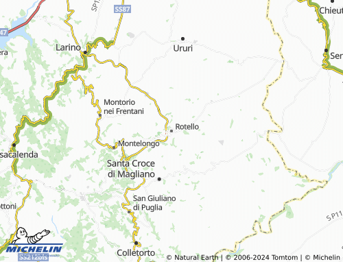MICHELIN Rotello map - ViaMichelin