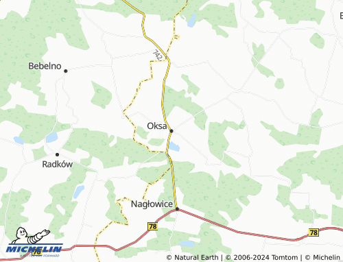 Mapa MICHELIN Oksa - ViaMichelin