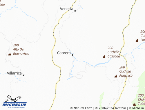 MICHELIN Cabrera map - ViaMichelin