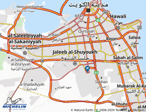 MICHELIN Eshbilya map - ViaMichelin